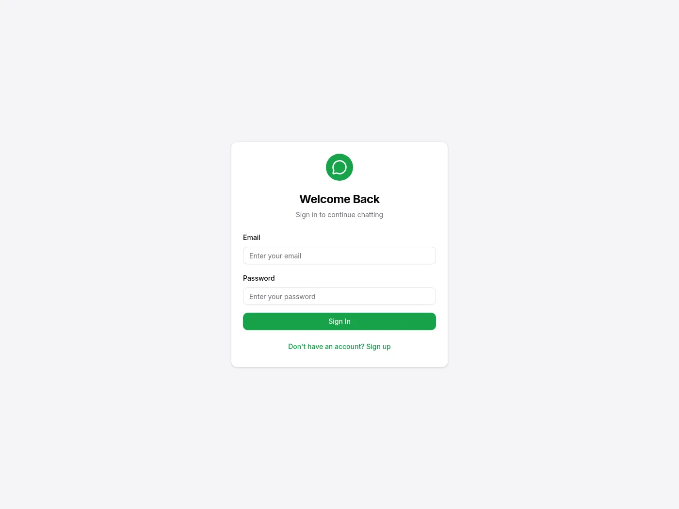 WhatsApp-Inspired Responsive Chat App with AI and Random Chat