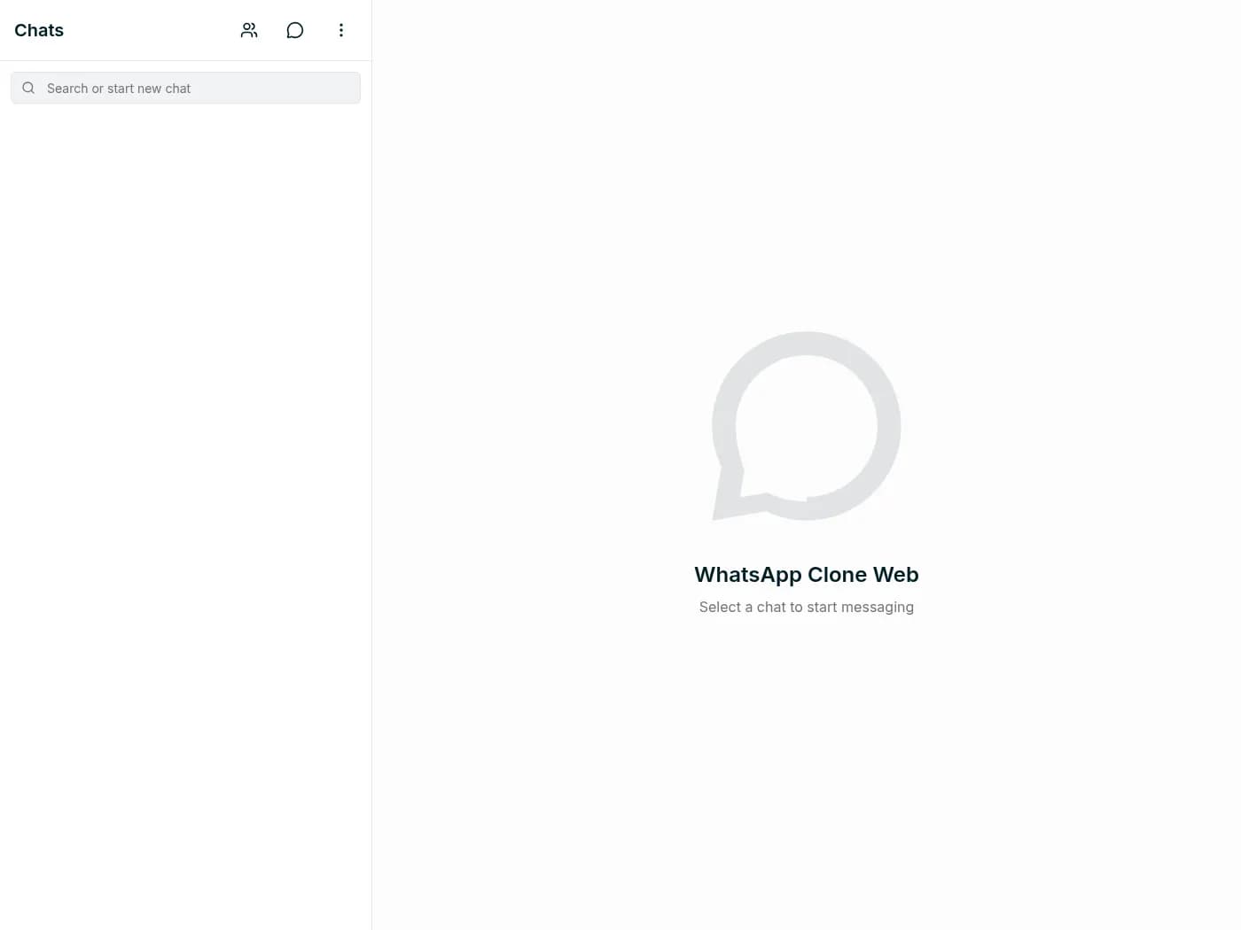 WhatsApp Clone - Real-Time Chat Web App