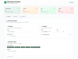 WhatsApp Message Scheduler