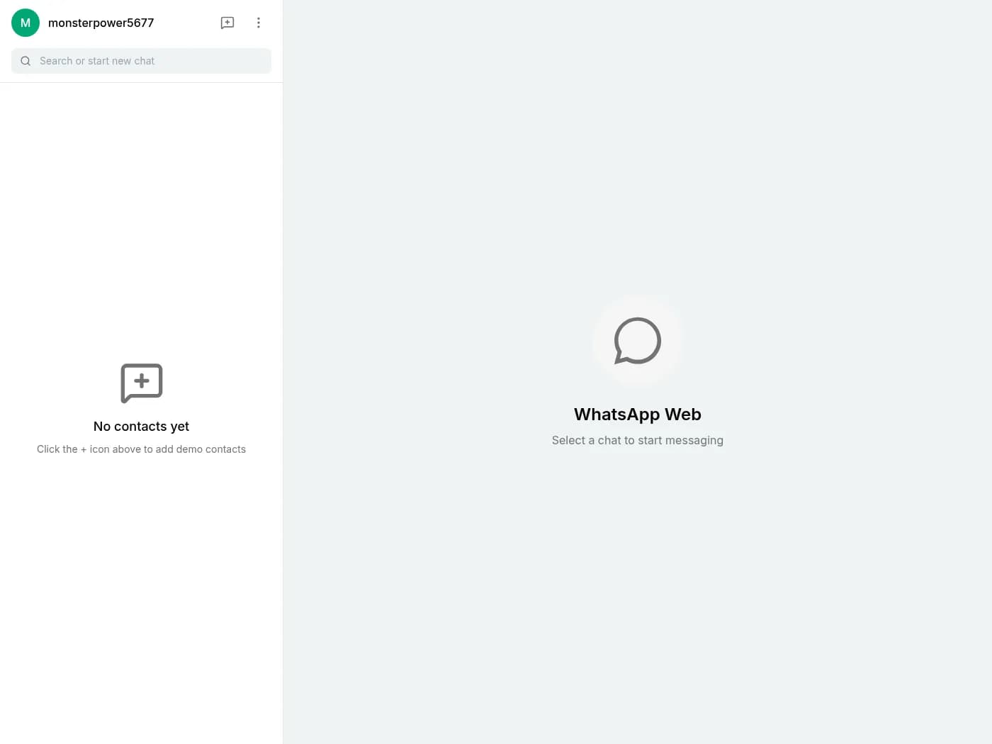 WhatsApp Web Clone