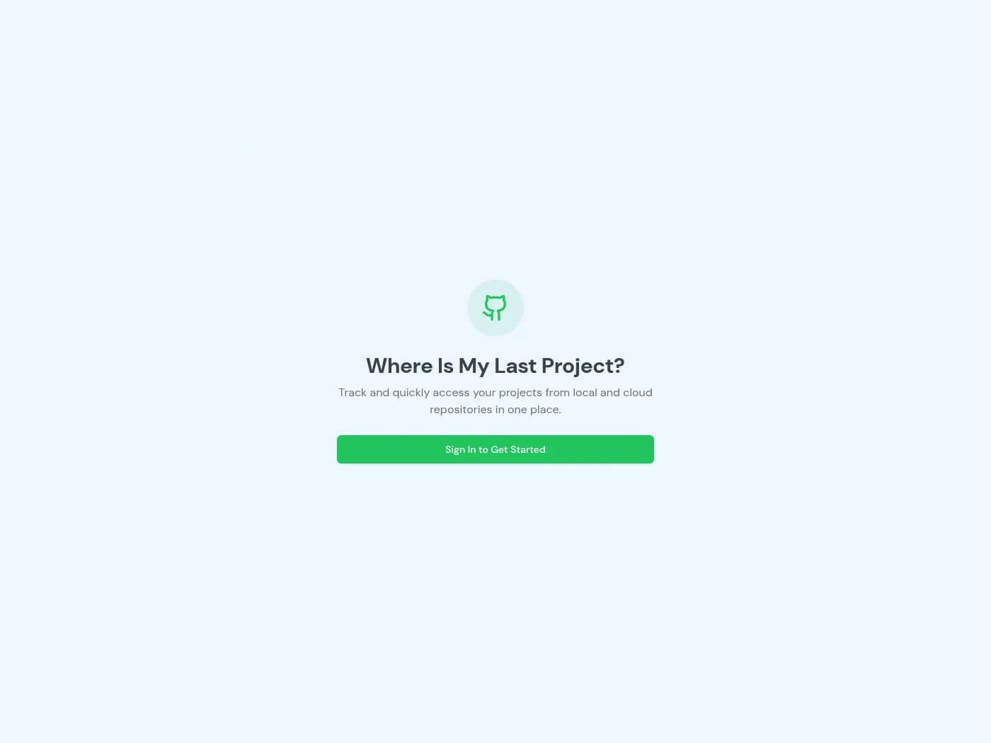 Where Is My Last Project