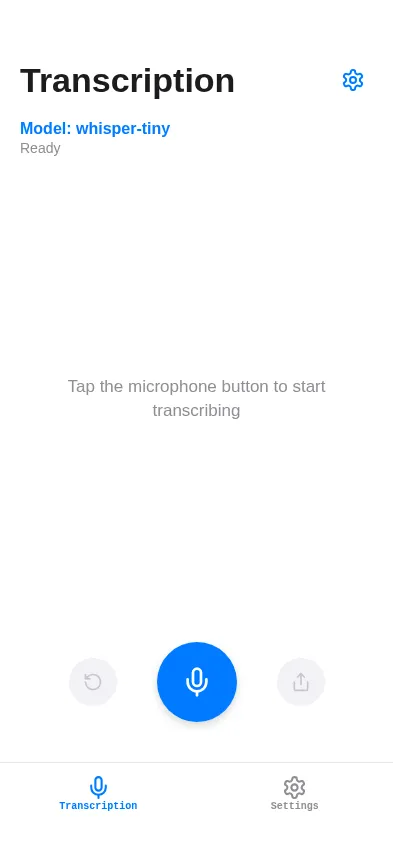 WhisperKit Real-Time iOS Transcription App