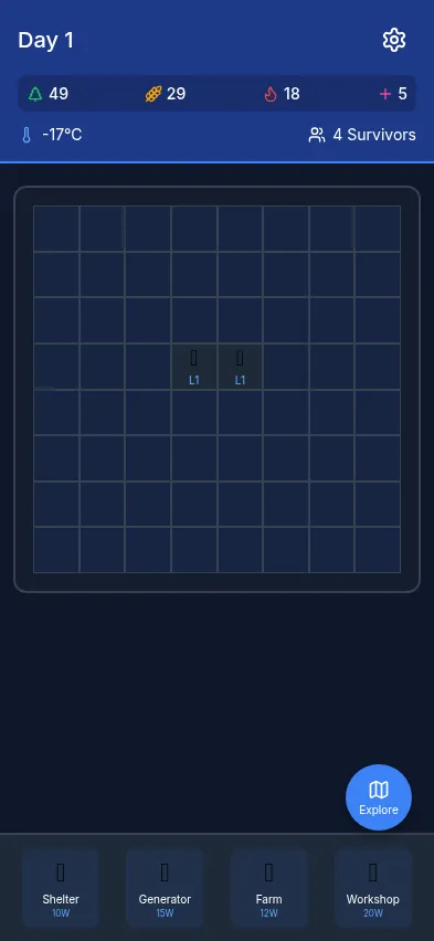 Whiteout Survival-Inspired Mobile Game