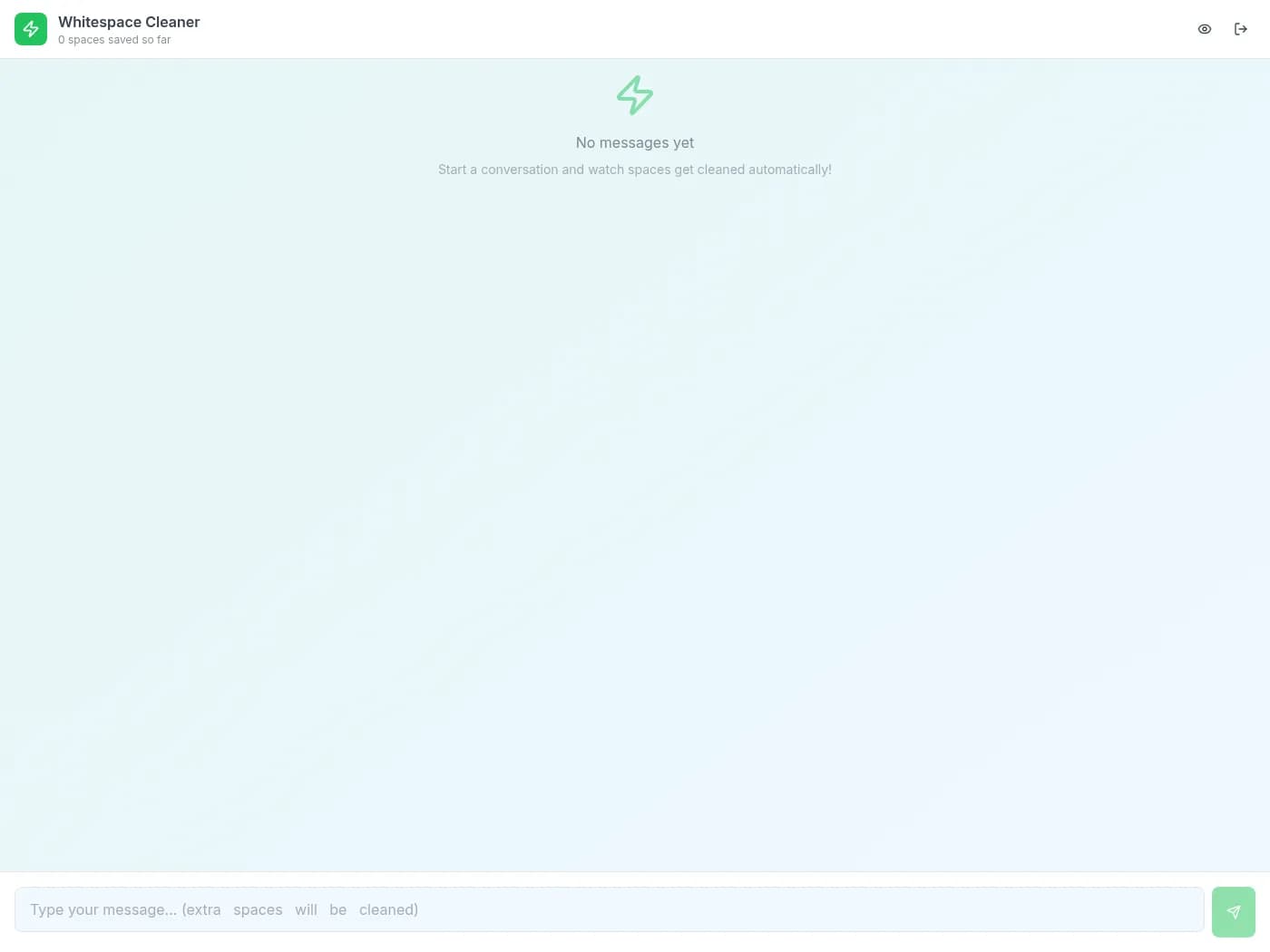 Whitespace Cleaner Chat
