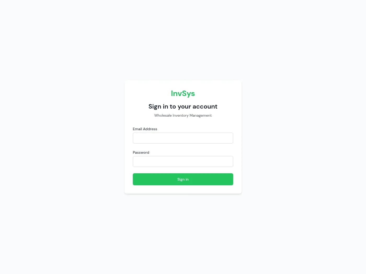 Wholesale Inventory and Sales Management Dashboard
