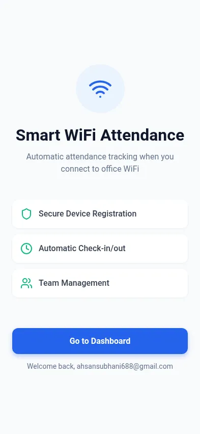 Smart WiFi-Based Attendance Management System
