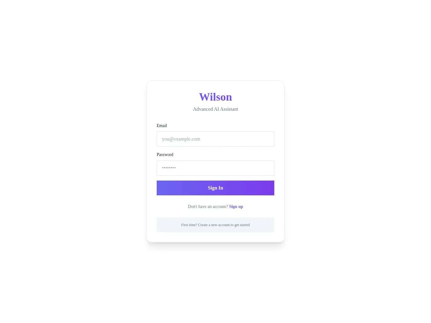 Wilson Advanced Full-Stack AI Assistant