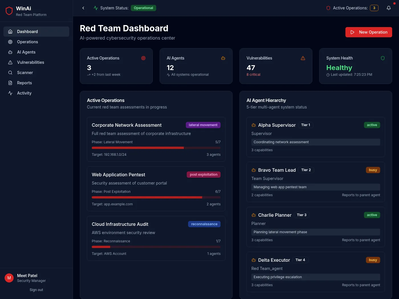 WinAi Red Team Platform