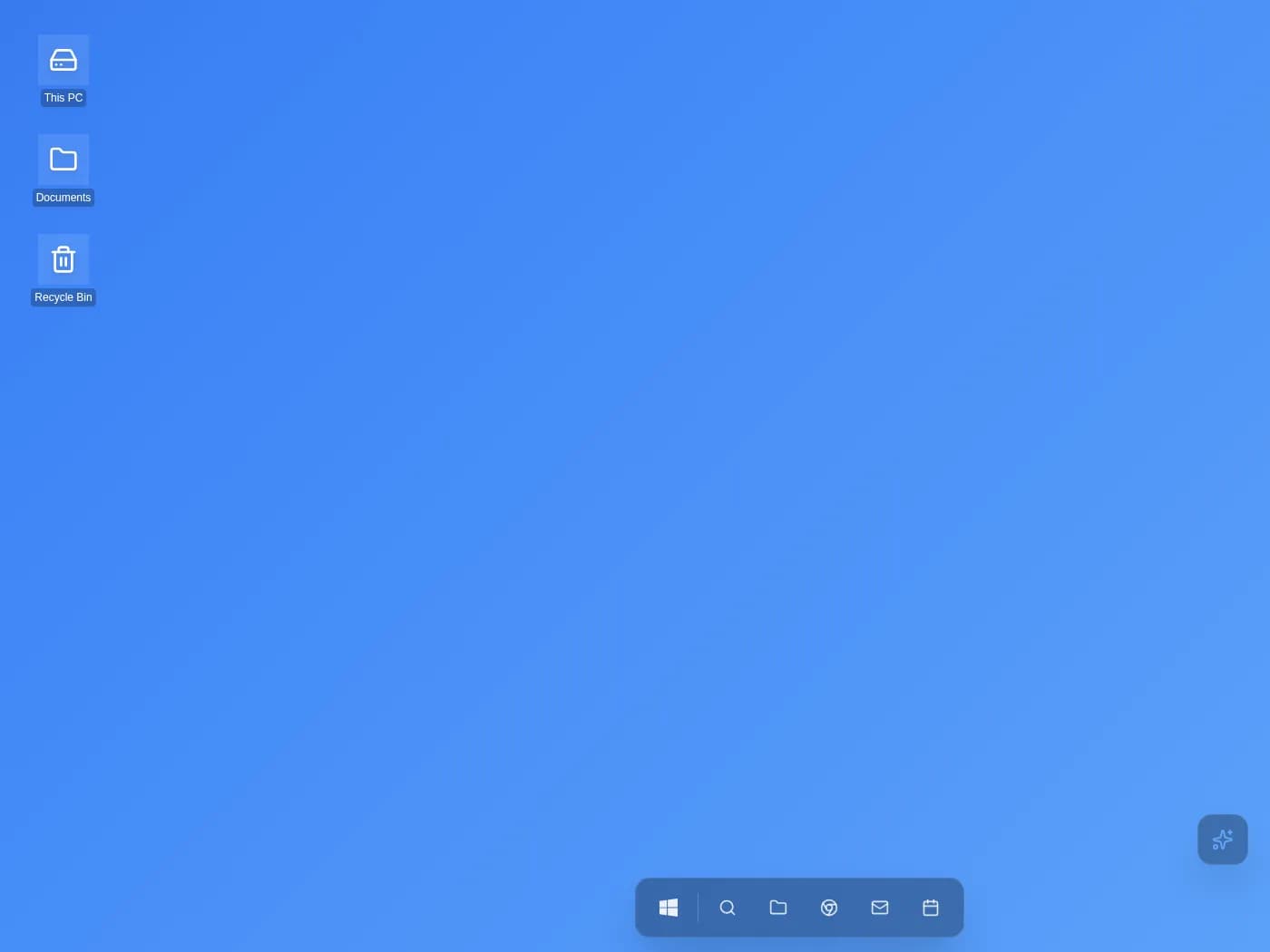 Windows 12 Inspired Desktop UI with React, Tailwind, and Framer Motion