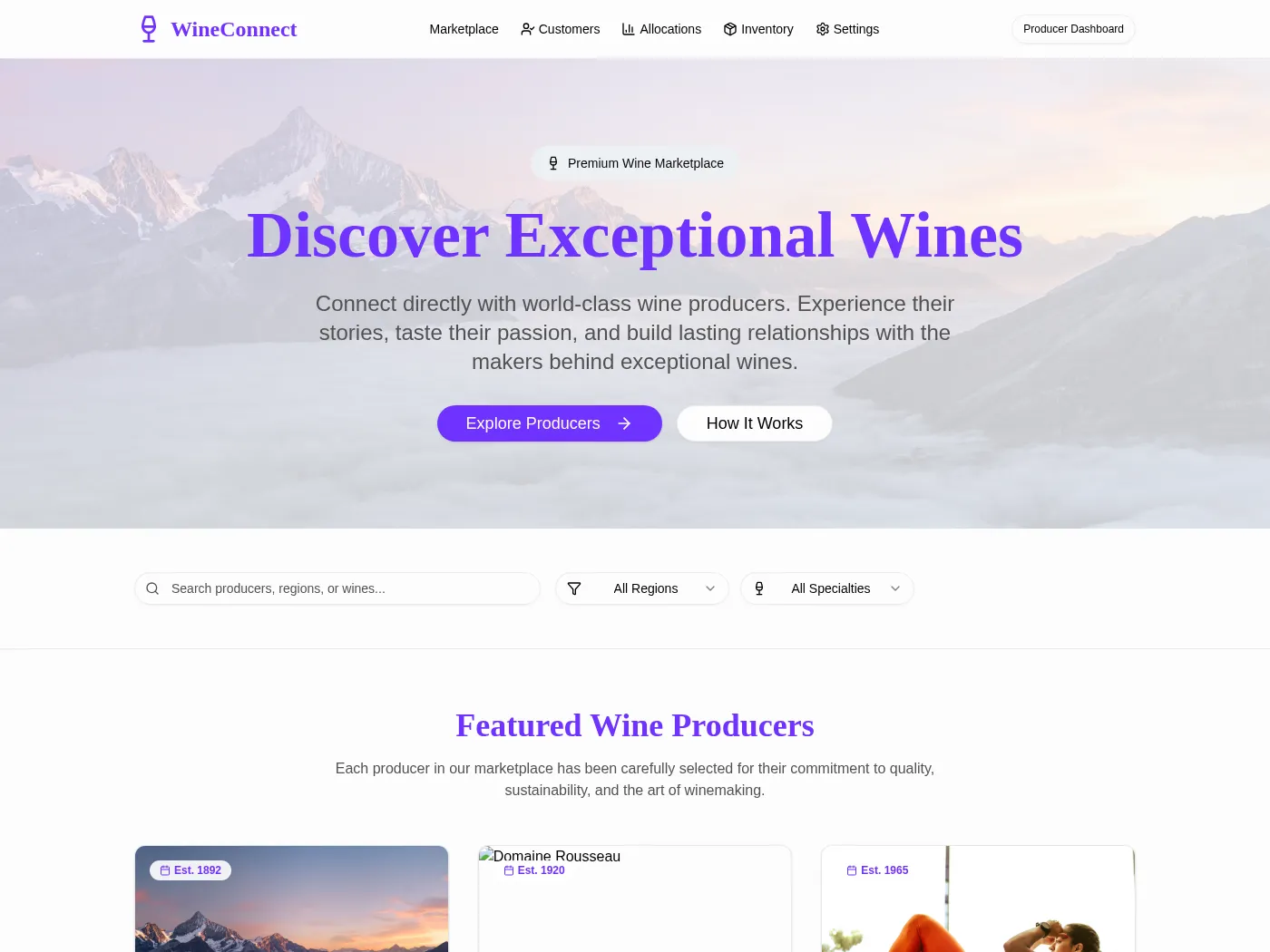 Wine Allocation & Customer Engagement Platform