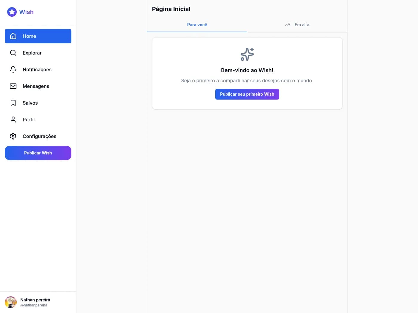 Wish – Real-time Microblog Social Network Inspired by X with Distinct Visual Identity and Intelligent Discovery