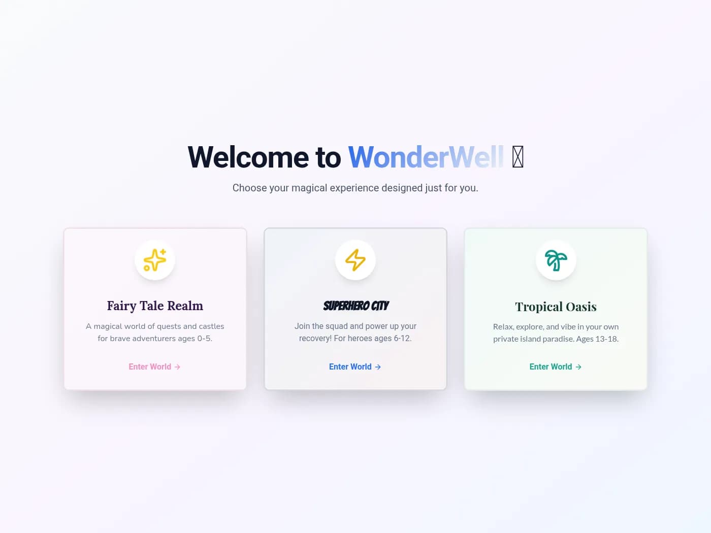 WonderWell Experience Hub