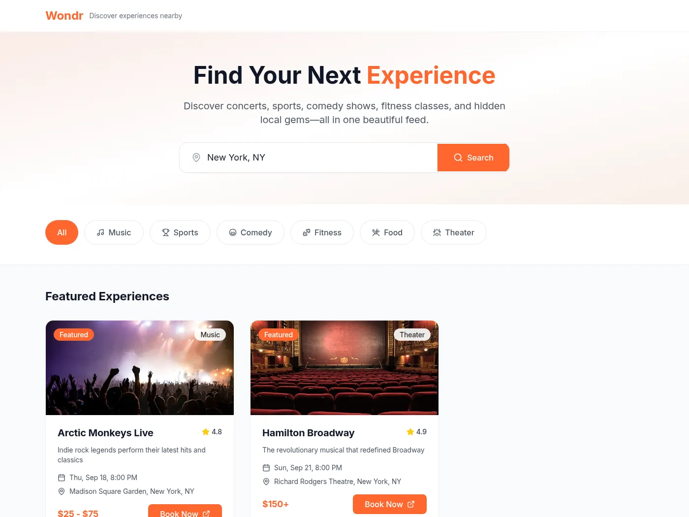 Wondr: Social Discovery for Real-World Experiences