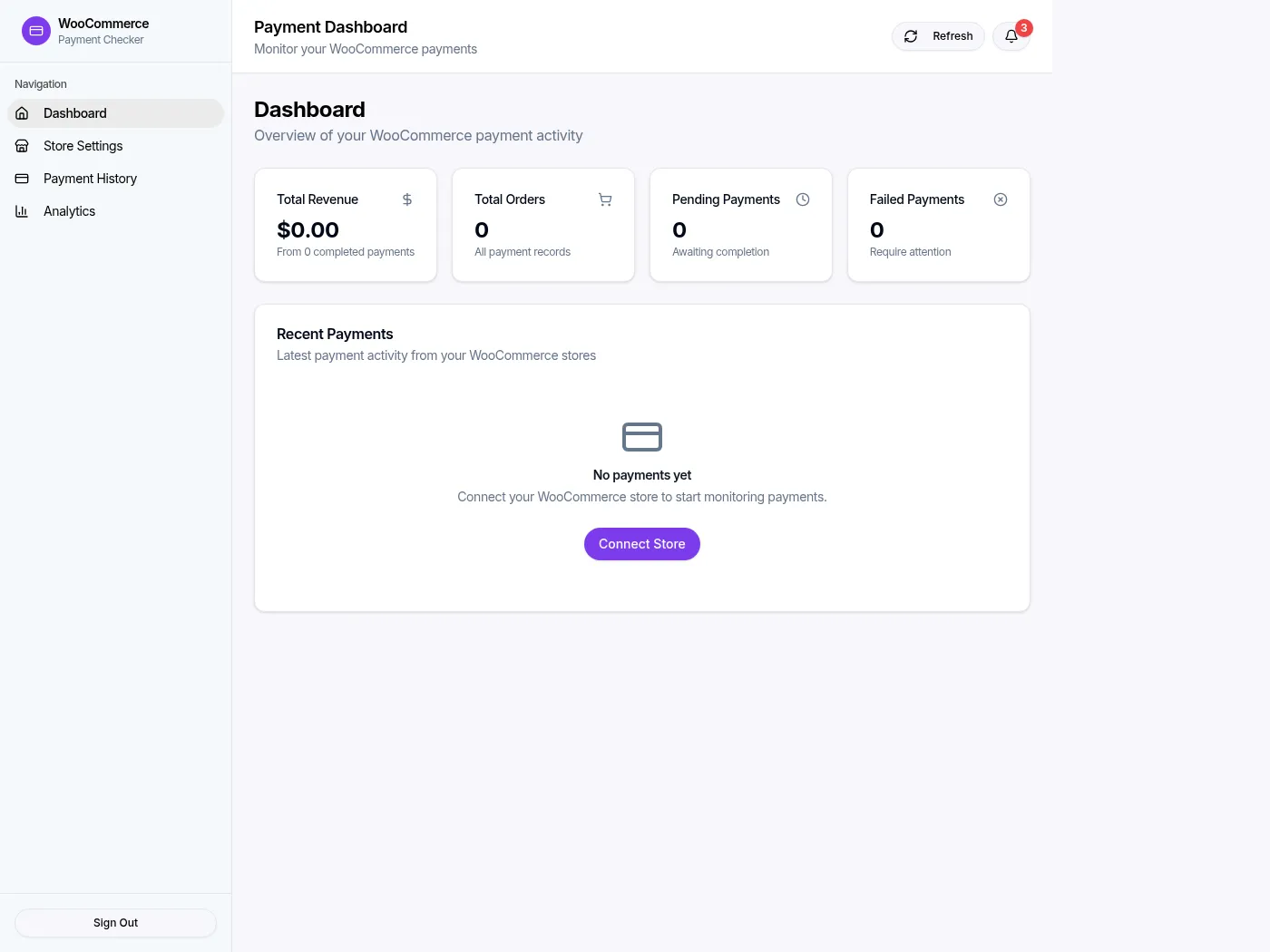 WooCommerce Payment Checker App