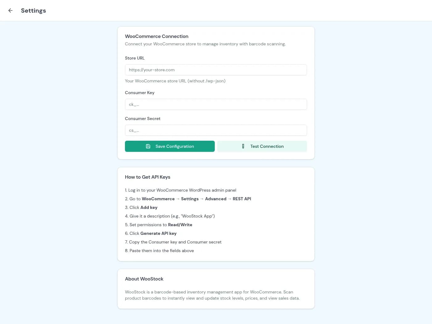 WooStock: Barcode-Based WooCommerce Inventory Manager