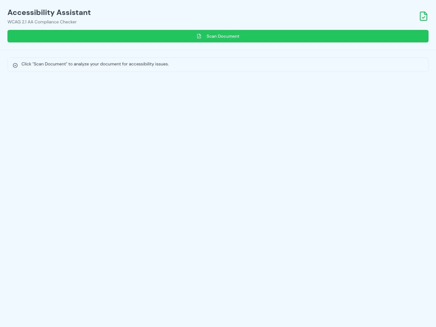 Word Accessibility Assistant