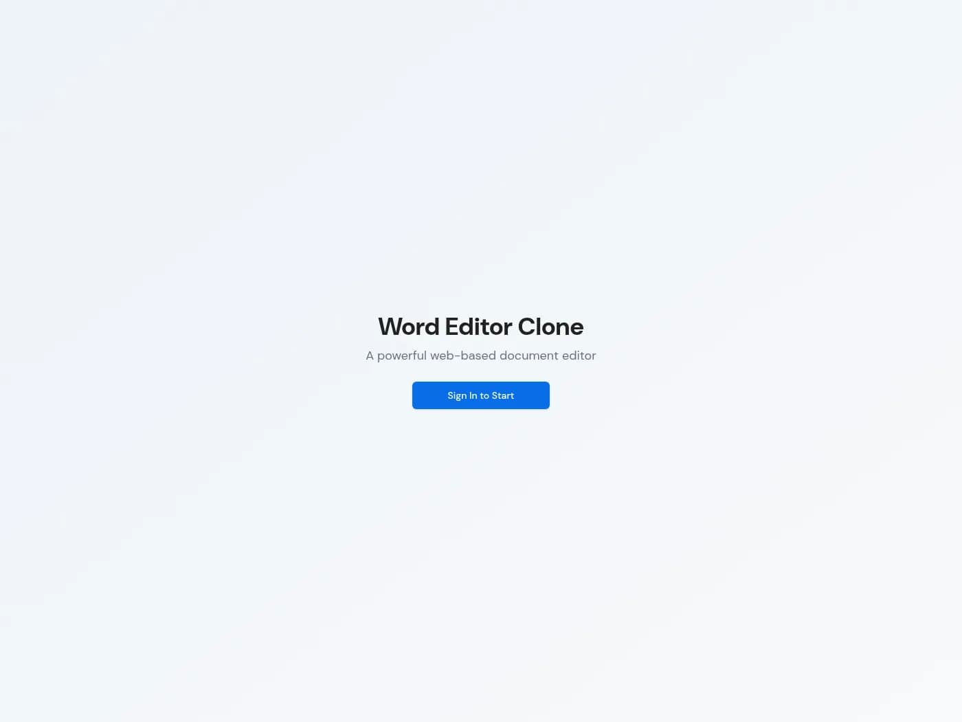 Word Editor Clone