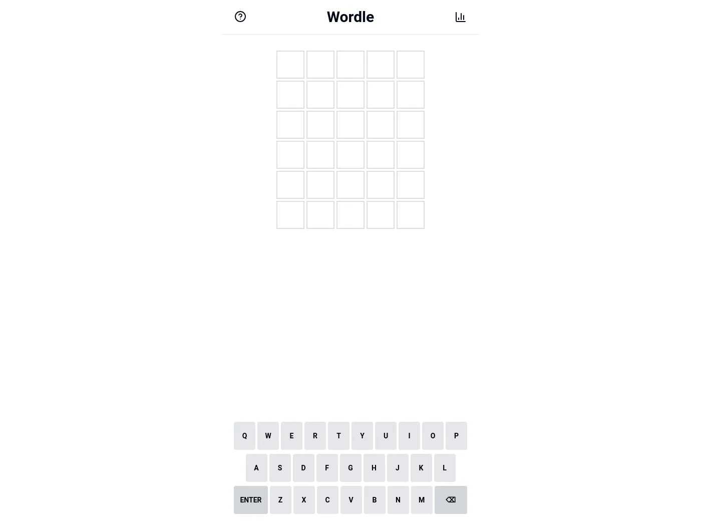 Wordle Daily Challenge Game