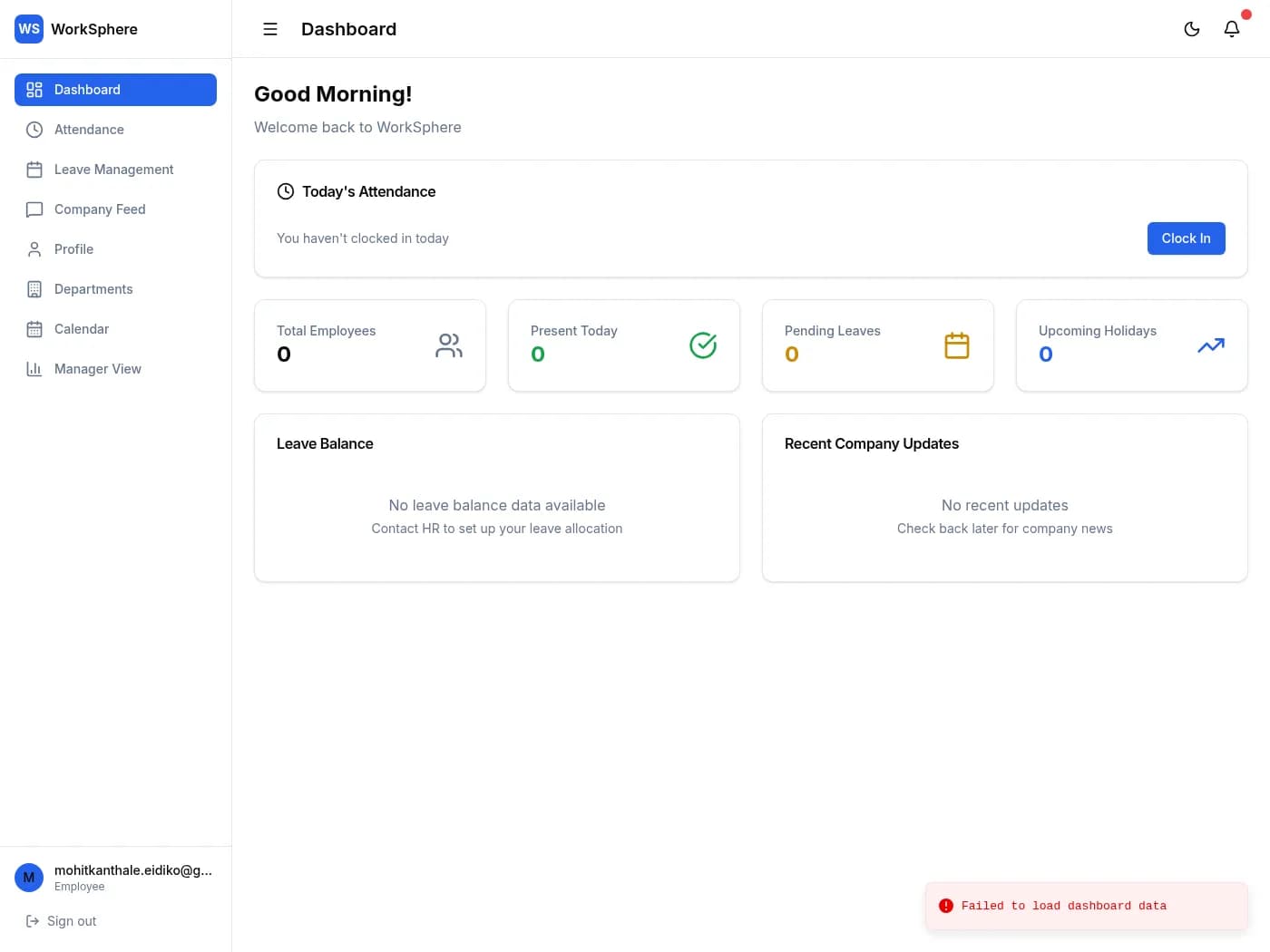 WorkSphere: Unified Employee Portal for Teams