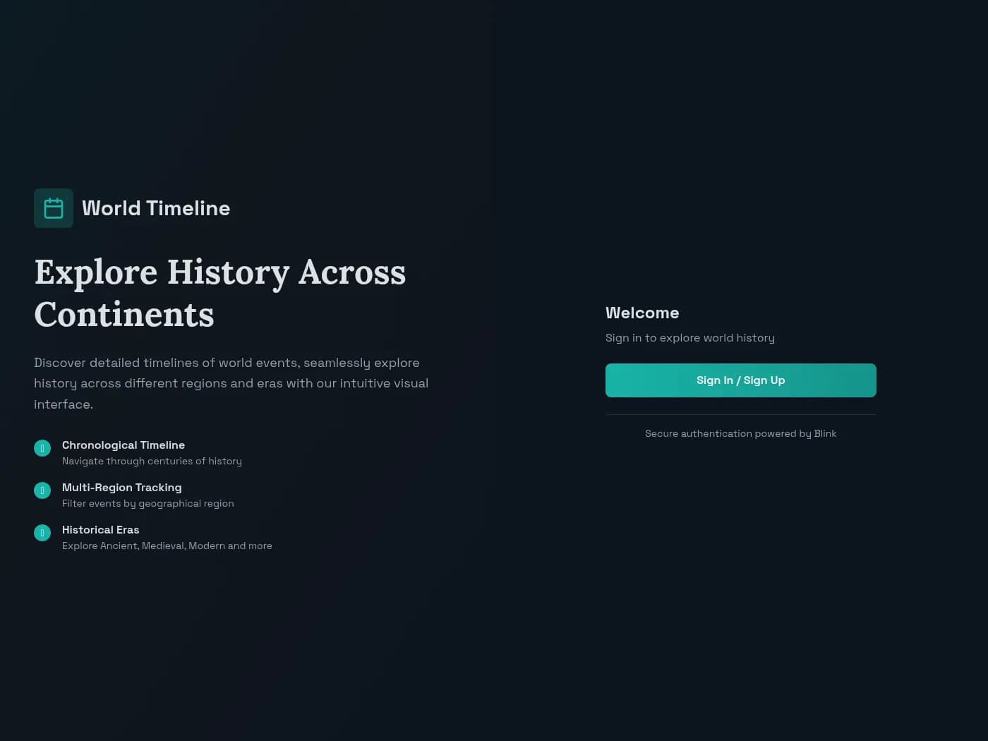 World Timeline Explorer