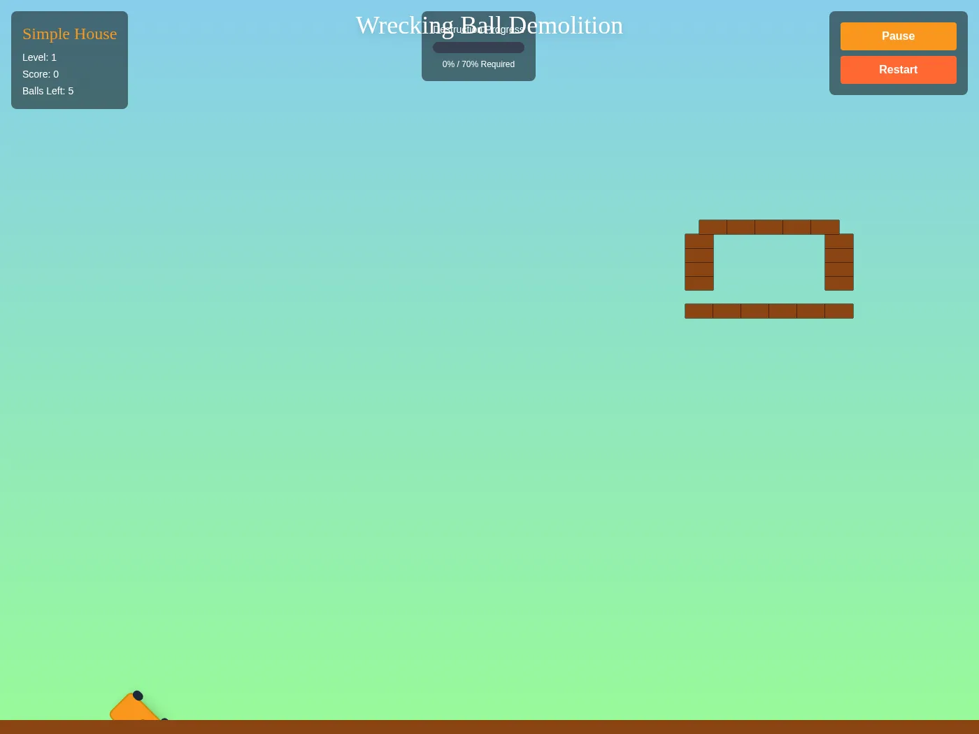 Wrecking Ball Demolition Game