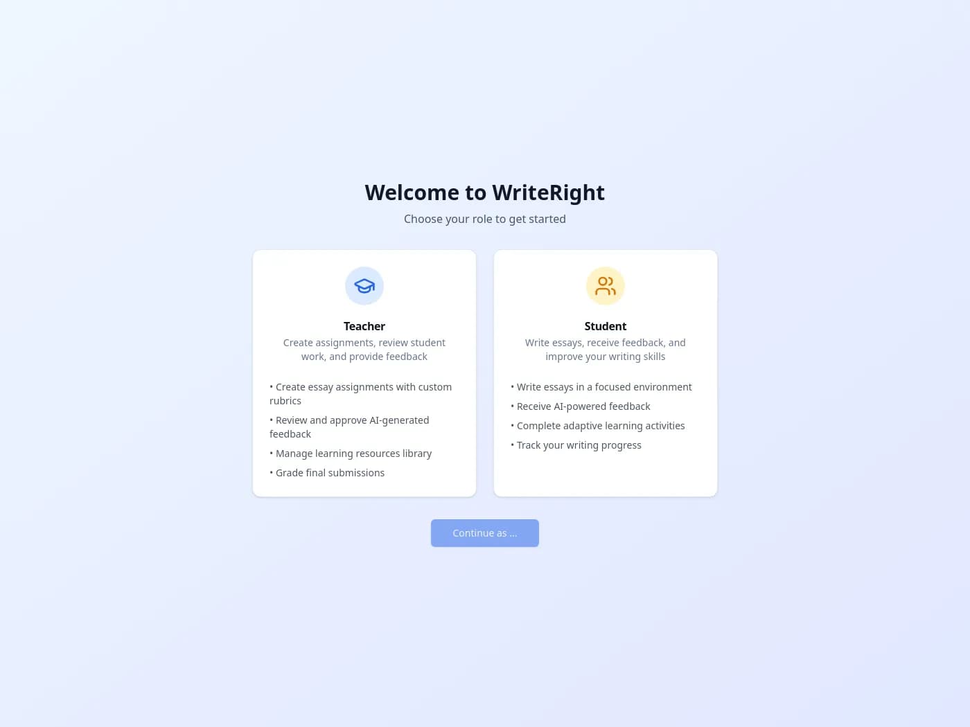 WriteRight - AI-Powered Essay Writing Tutor