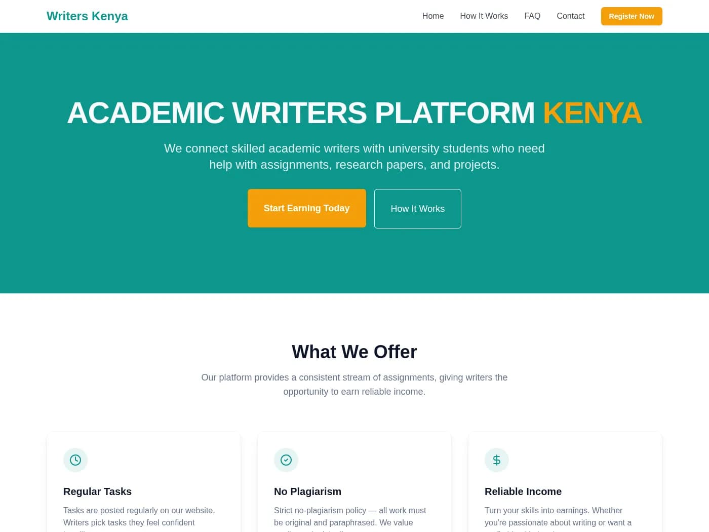 Writers Kenya Revamp