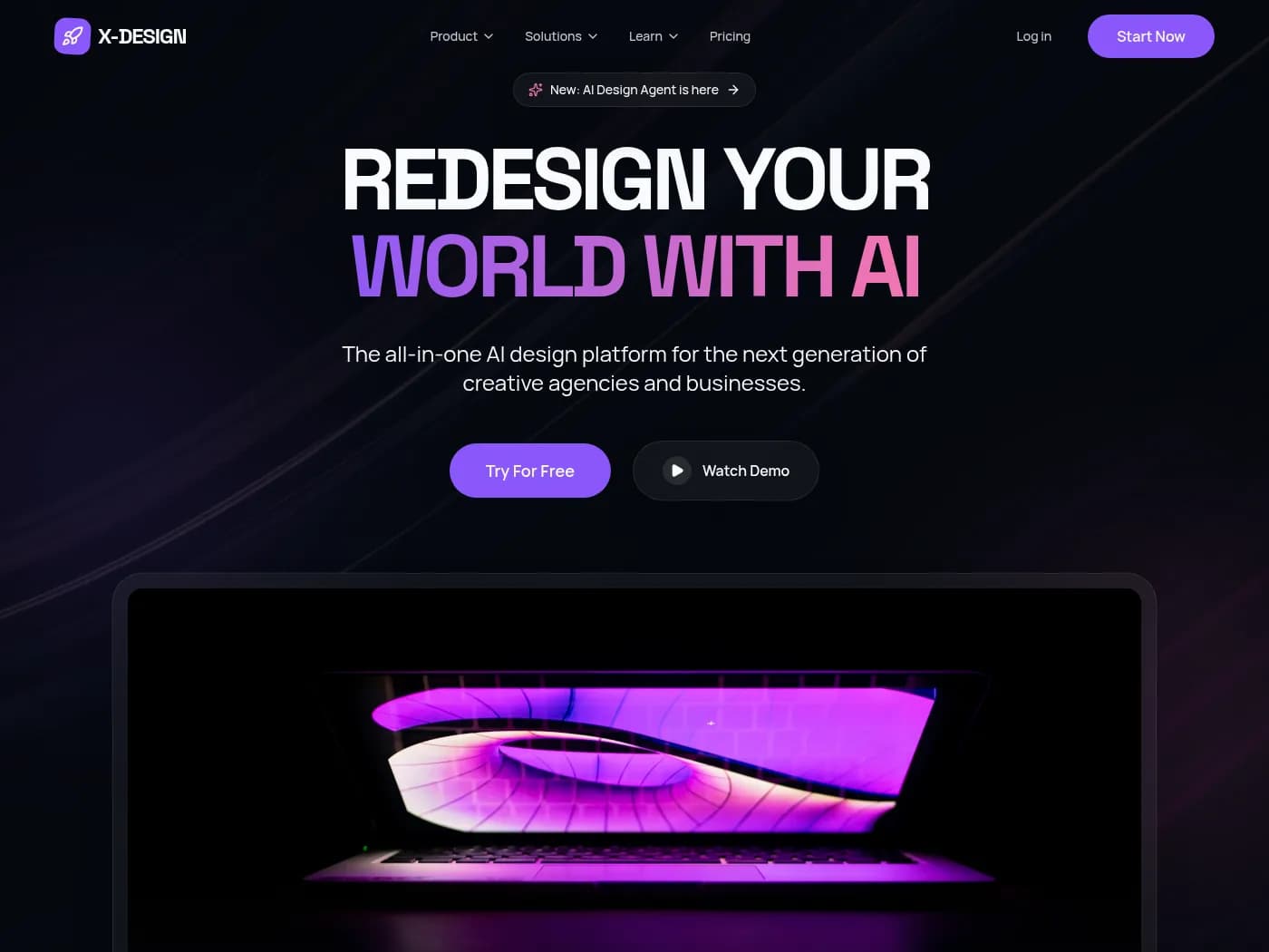 X Design Agency Website Clone