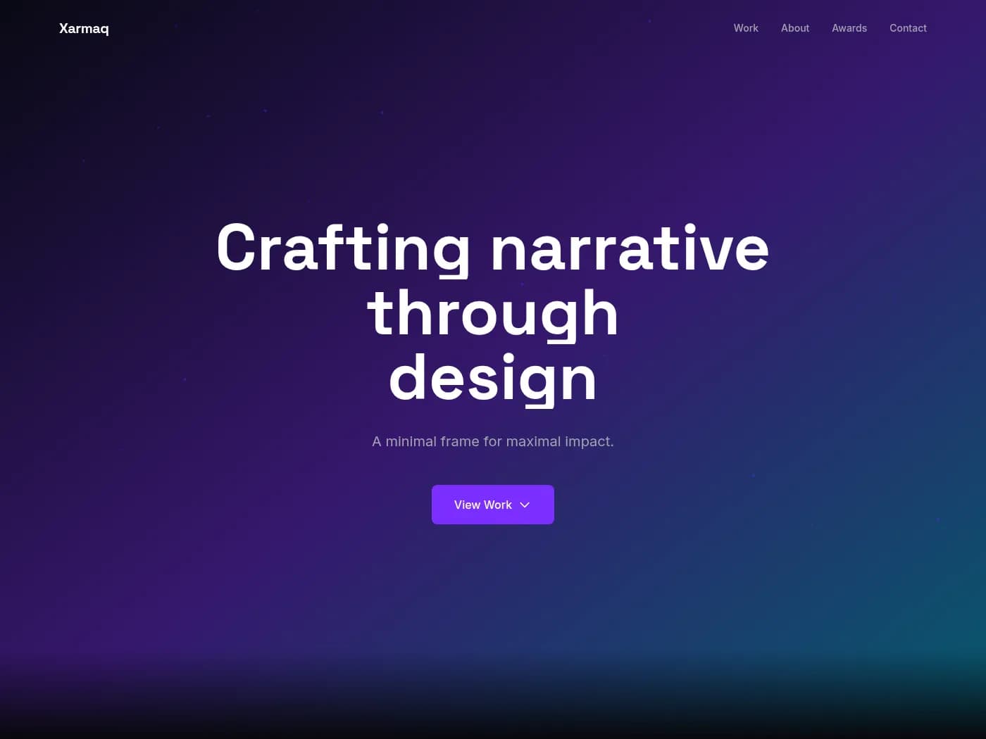 Xarmaq Premium Interactive Portfolio