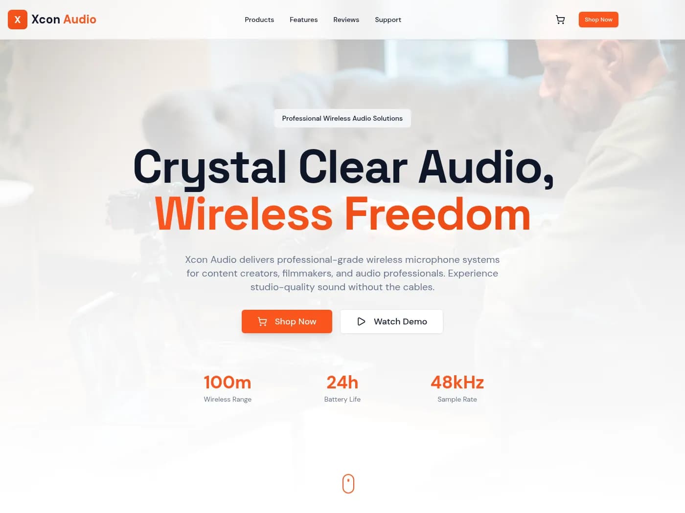 Xcon Audio AI-Powered Shopify Website