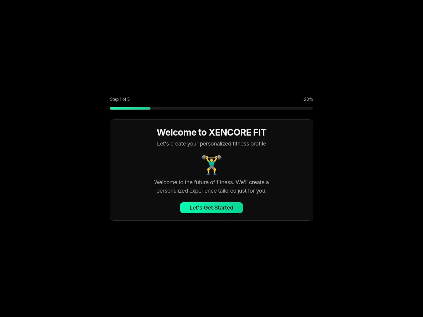 XENCORE FIT: Cinematic Fitness App with Smart Onboarding, Live Dashboard, and Wearable Sync