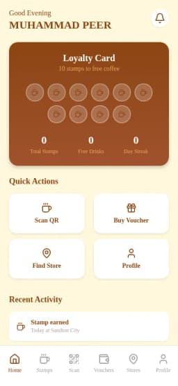 Xpresso Café Loyalty MVP App Blueprint