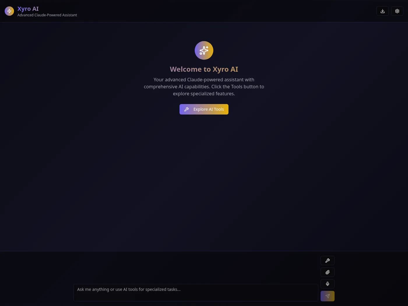 Xyro AI: Advanced Claude-Powered Assistant