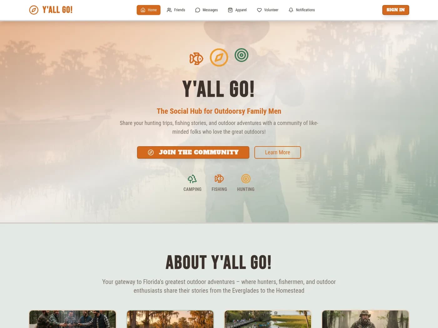 Y'all Go! – The Social Hub for Outdoorsy Family Men