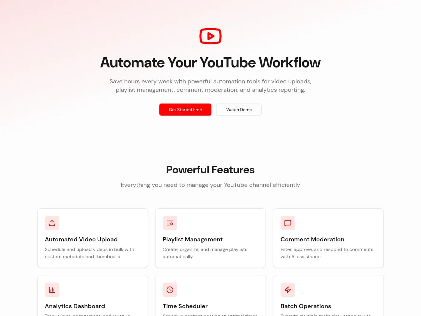 YouTube Automation Suite