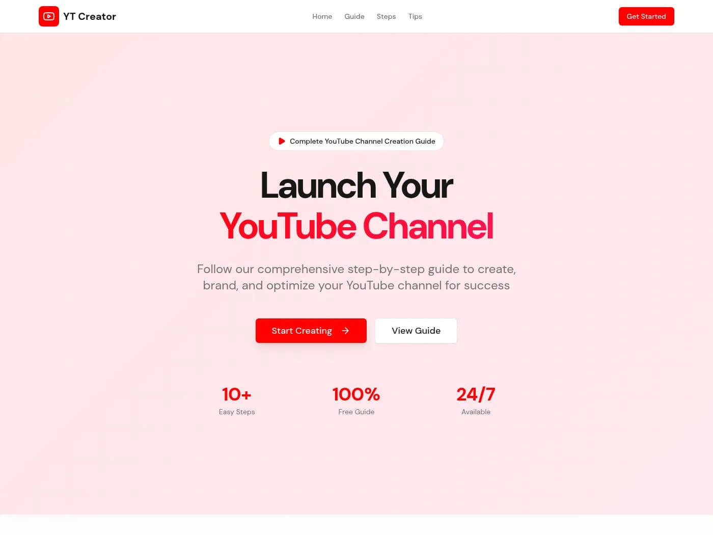 YouTube Channel Creation Guide
