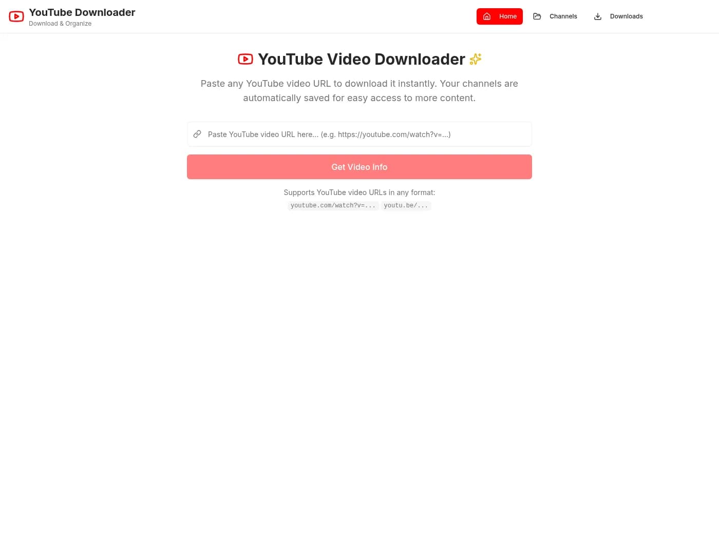 YouTube Channel-Based Video Downloader and Organizer