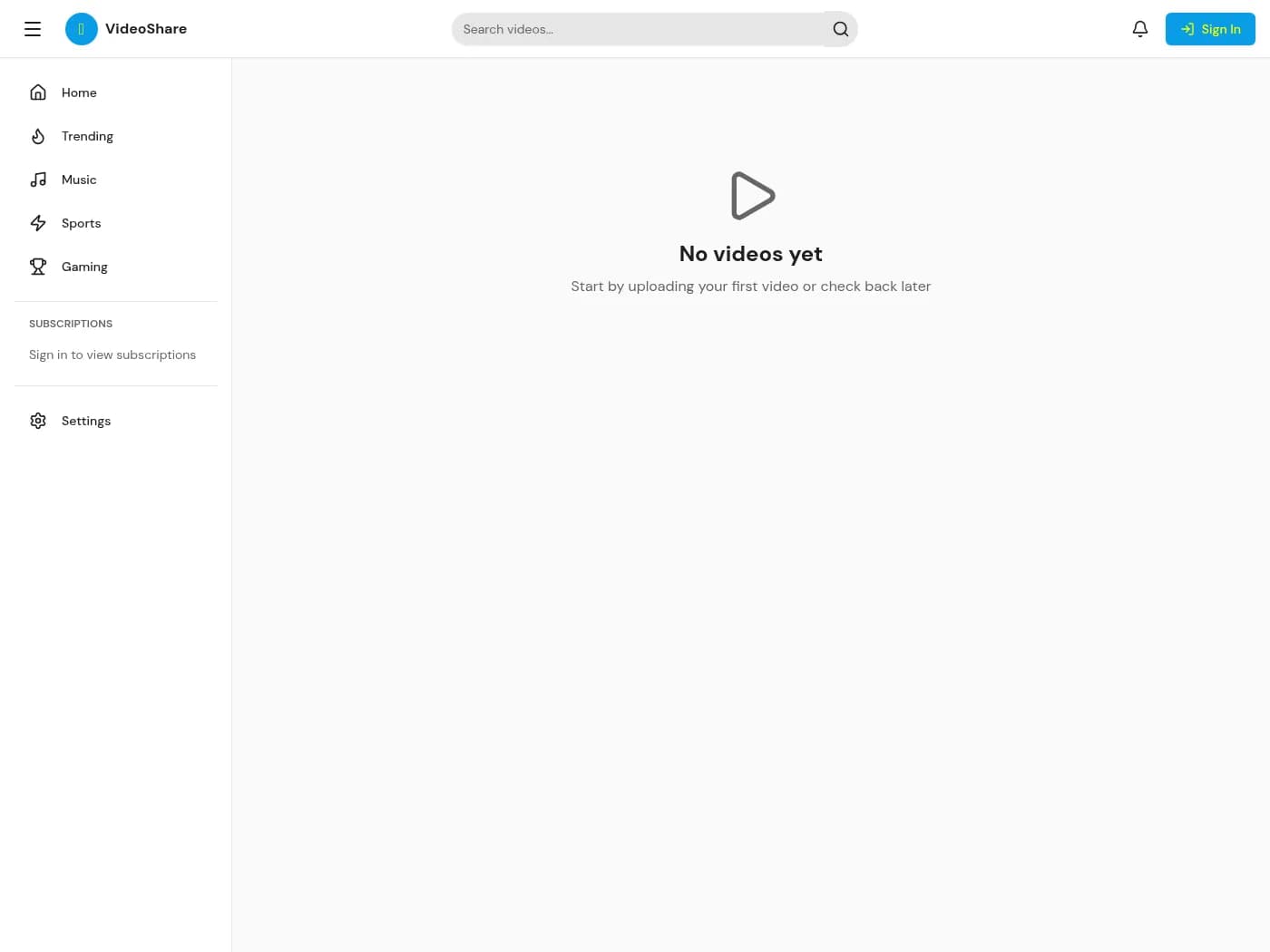 YouTube Clone Web App