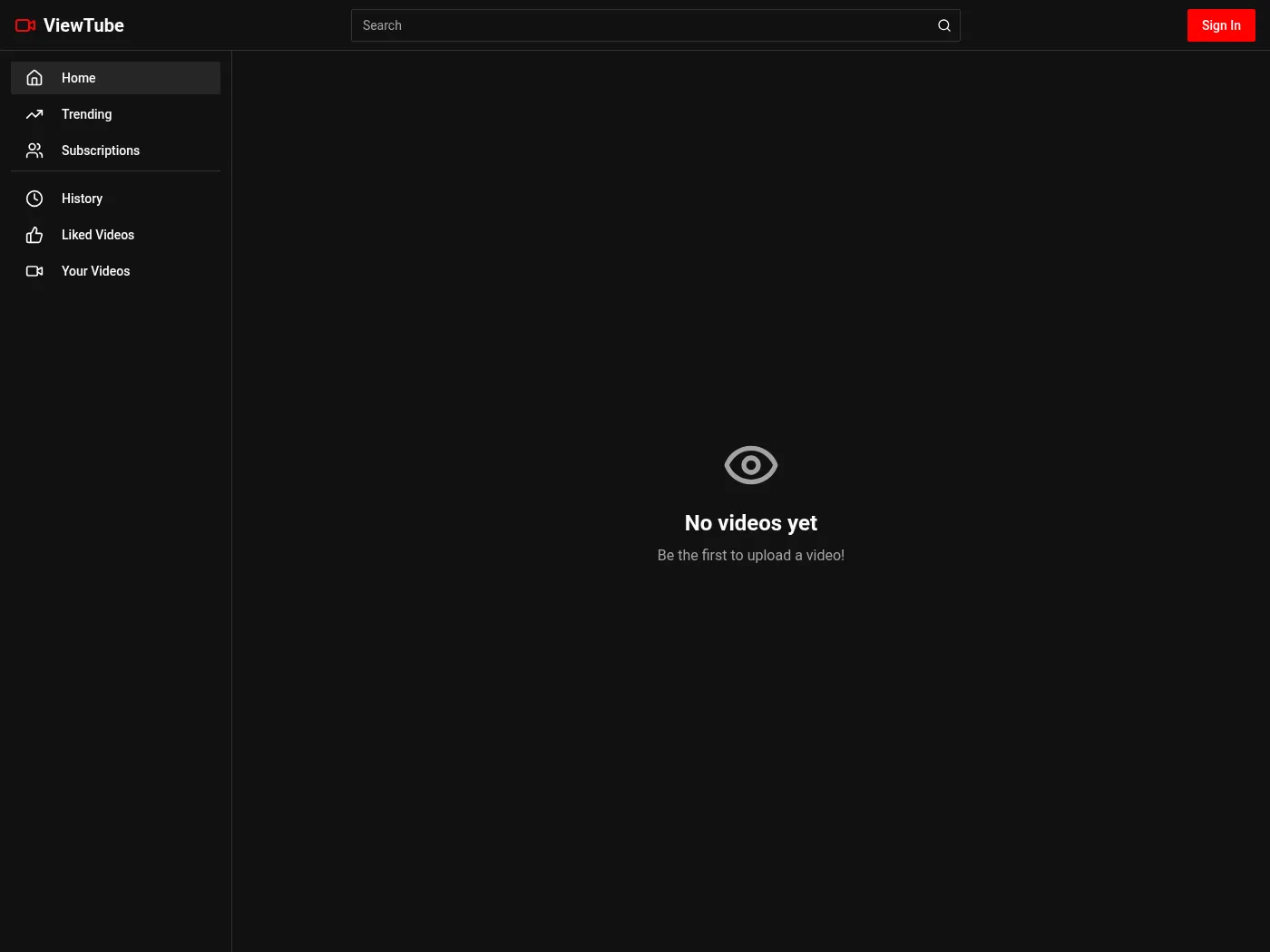 YouTube-Like Video Sharing Platform