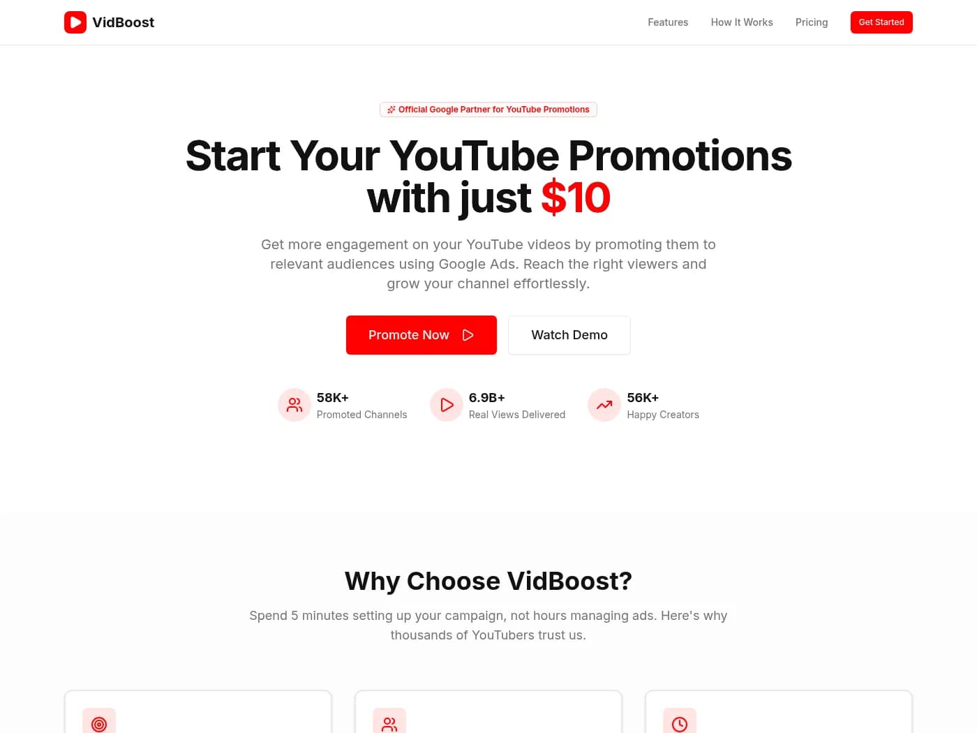 YouTube Video Promotion Platform