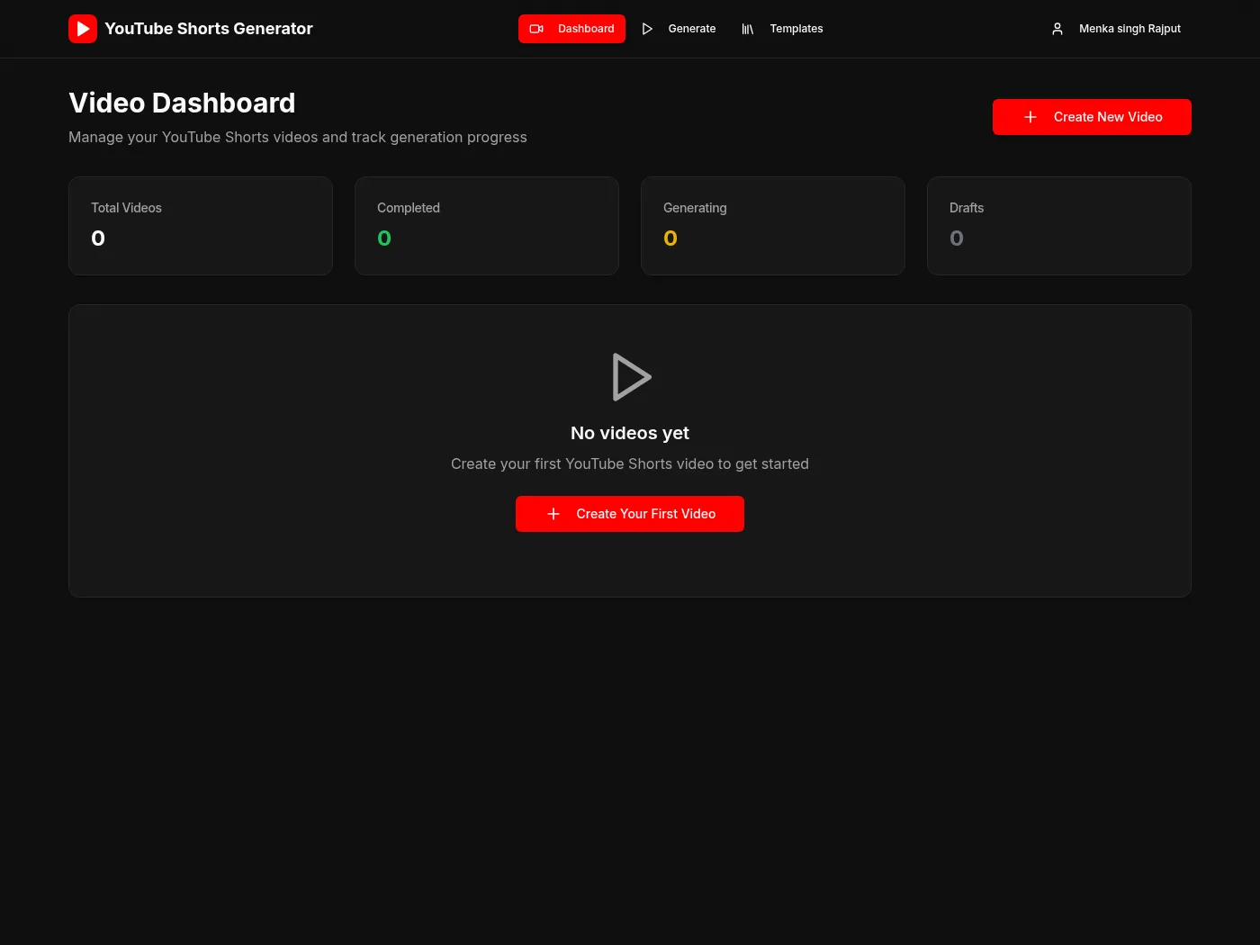 YouTube Shorts Video Generator