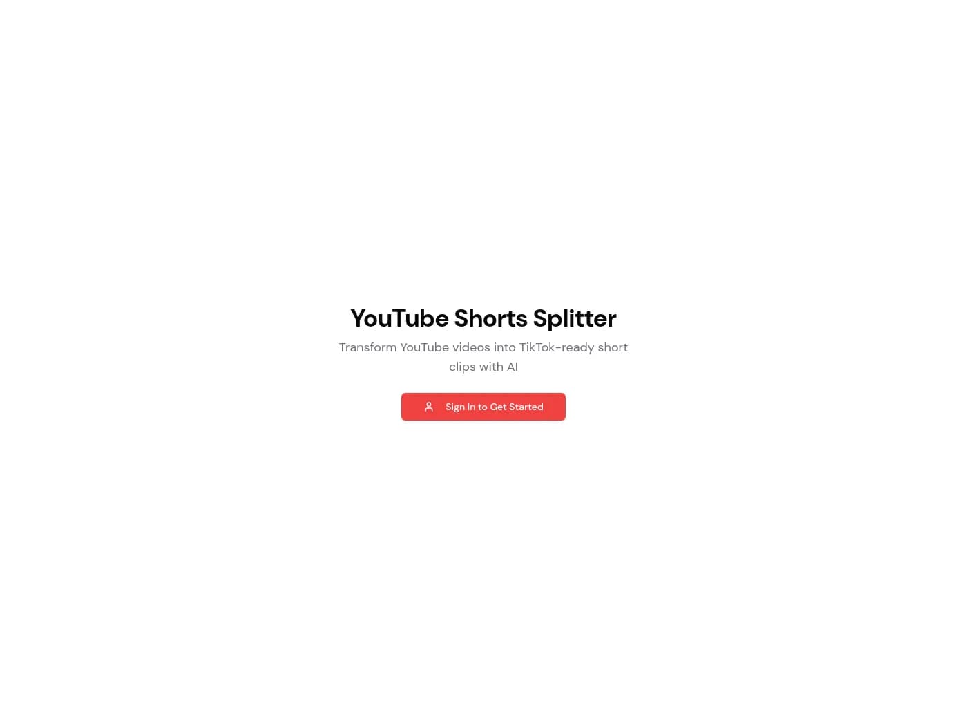 YouTube Shorts Splitter