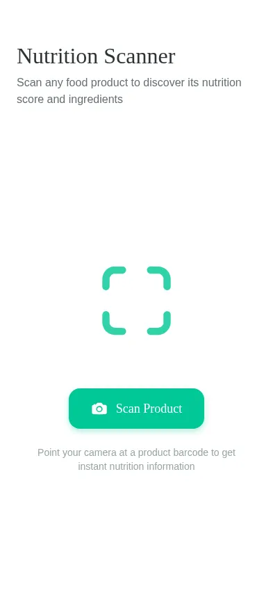Yuka-Style Nutrition Scanner App