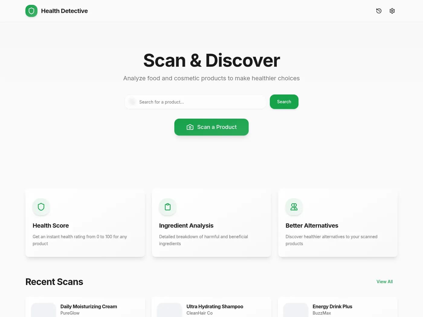YUKA-Inspired Product Detective Health Analyzer