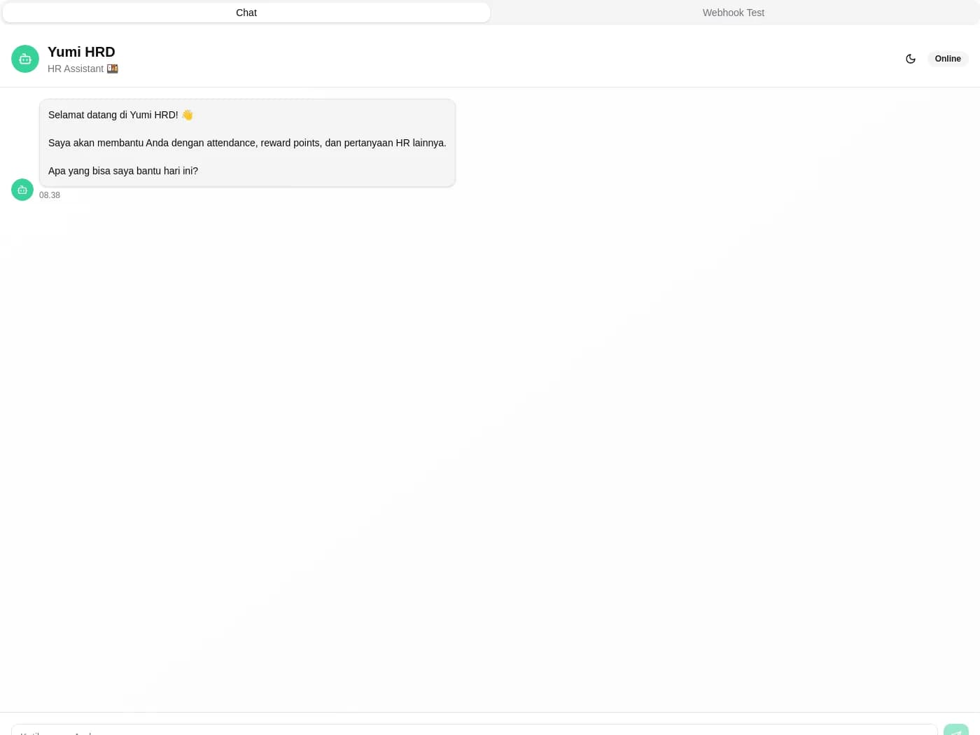 Yumi HRD - AI-Powered HR Chat Assistant