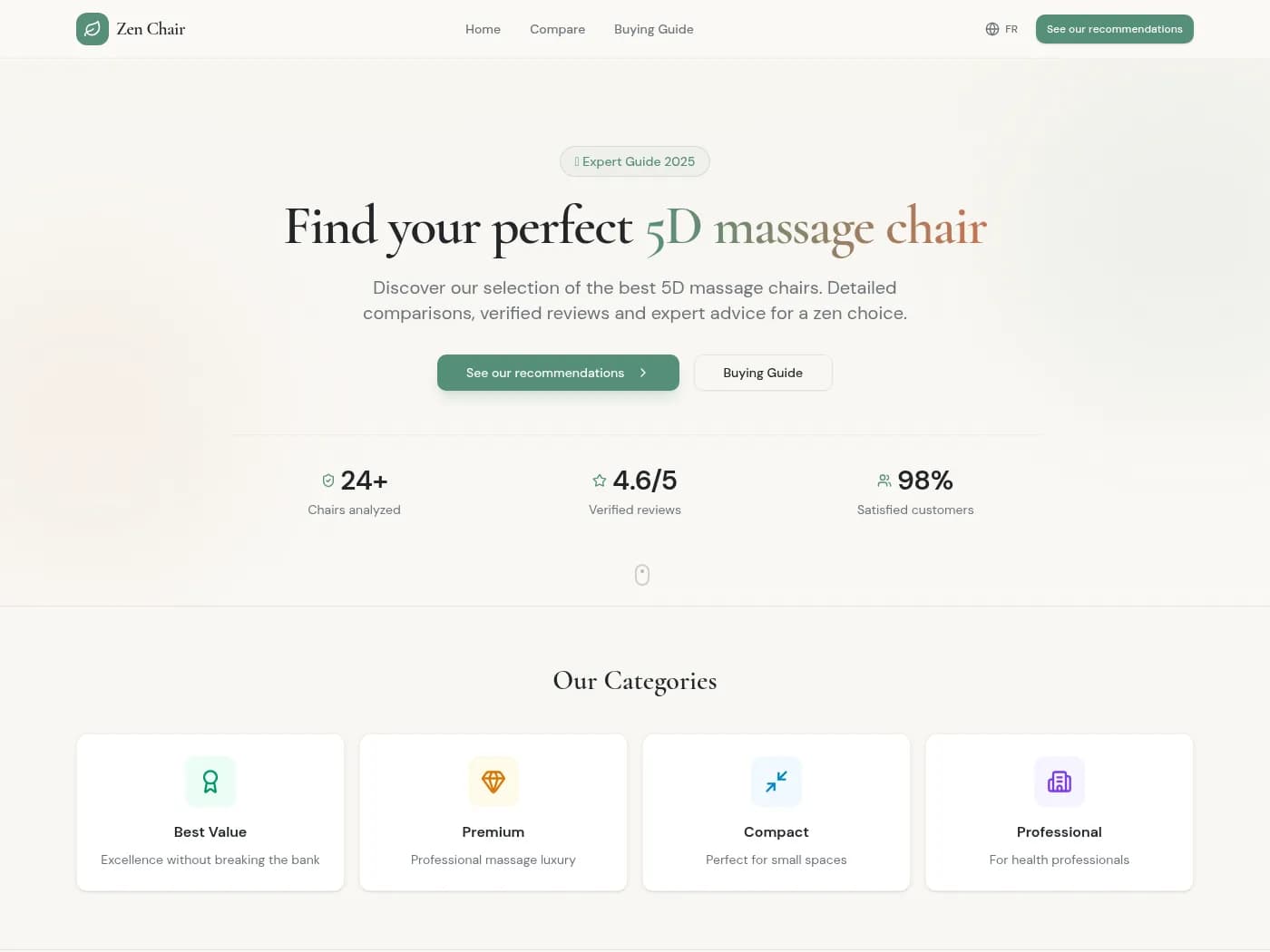 Zen Chair Finder