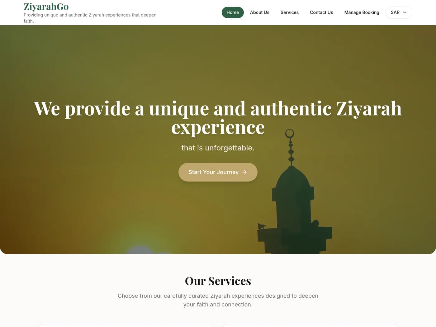 ZiyarahGo Configurable Booking and Management Website