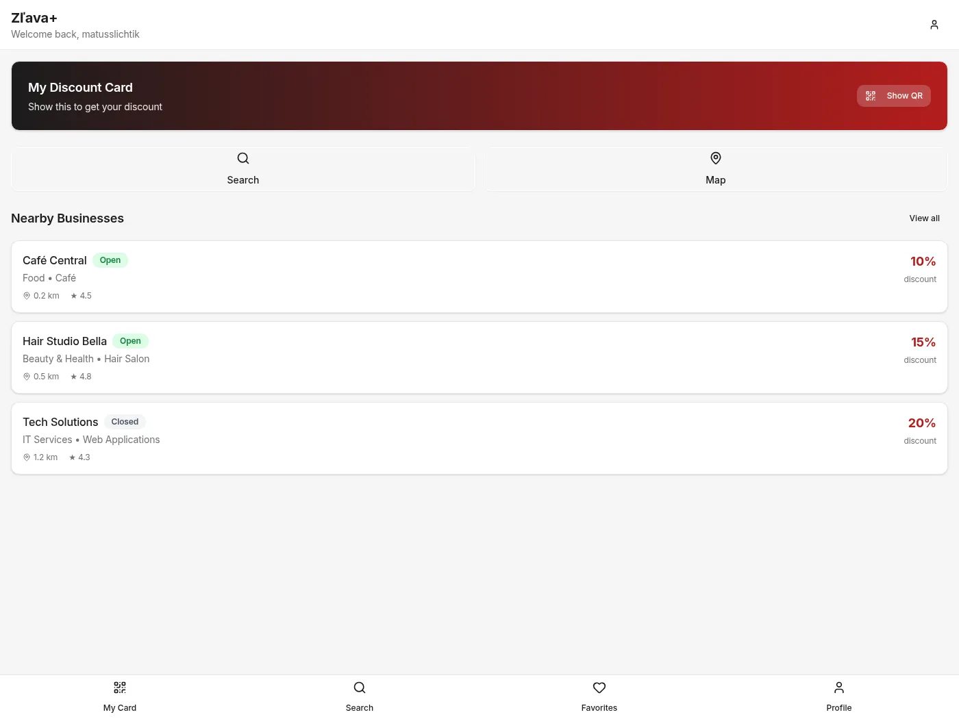 Zľava+ Discount Platform