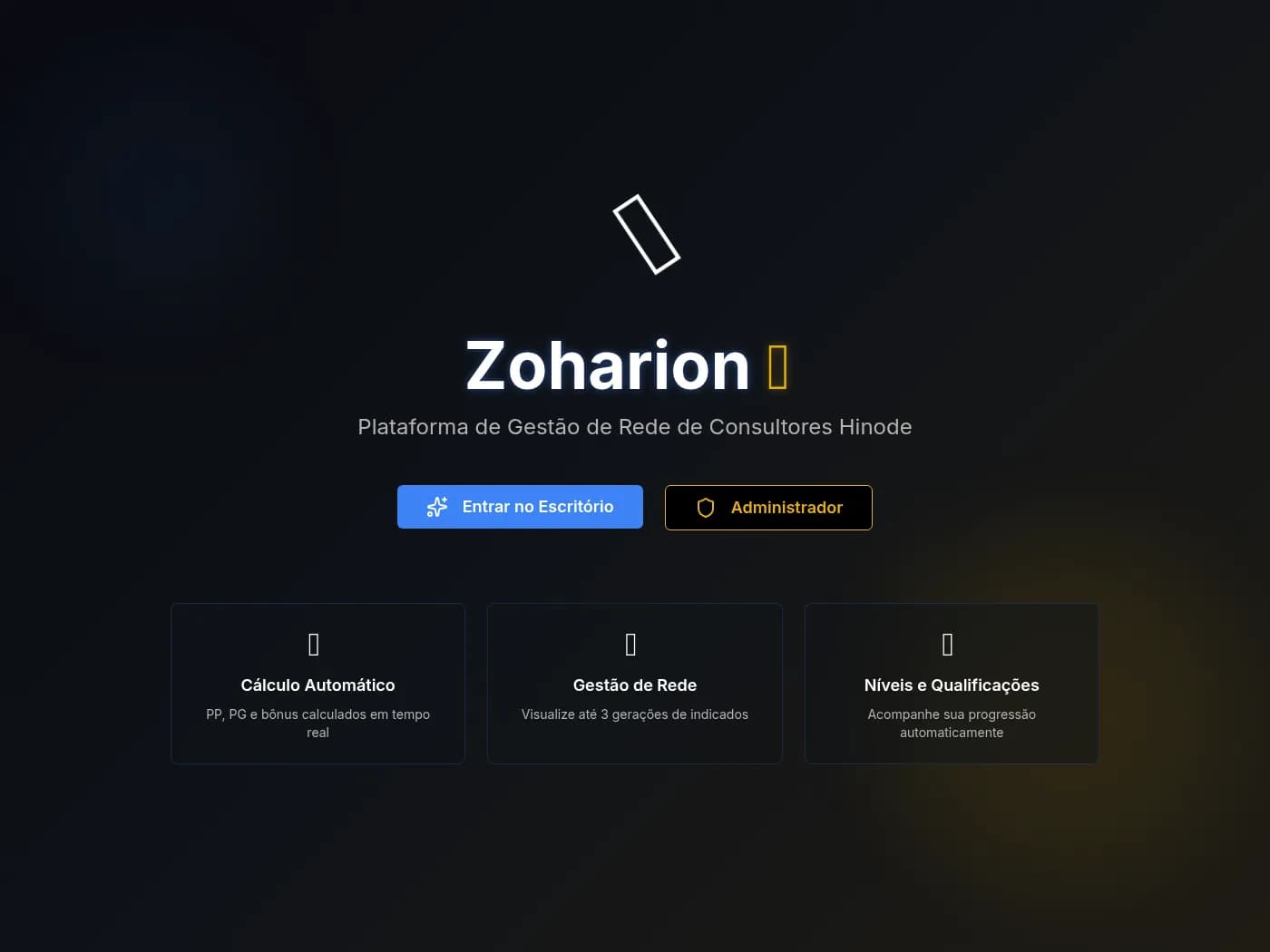 Zoharion ☀️ – Hinode Consultant Network Management Platform