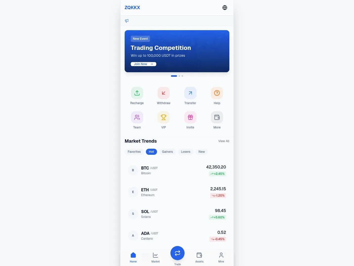 ZQKKX Website Clone